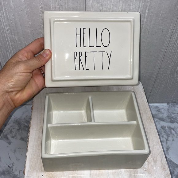 Rae Dunn | Storage & Organization | Rae Dunn Hello Pretty Jewelry Box ...
